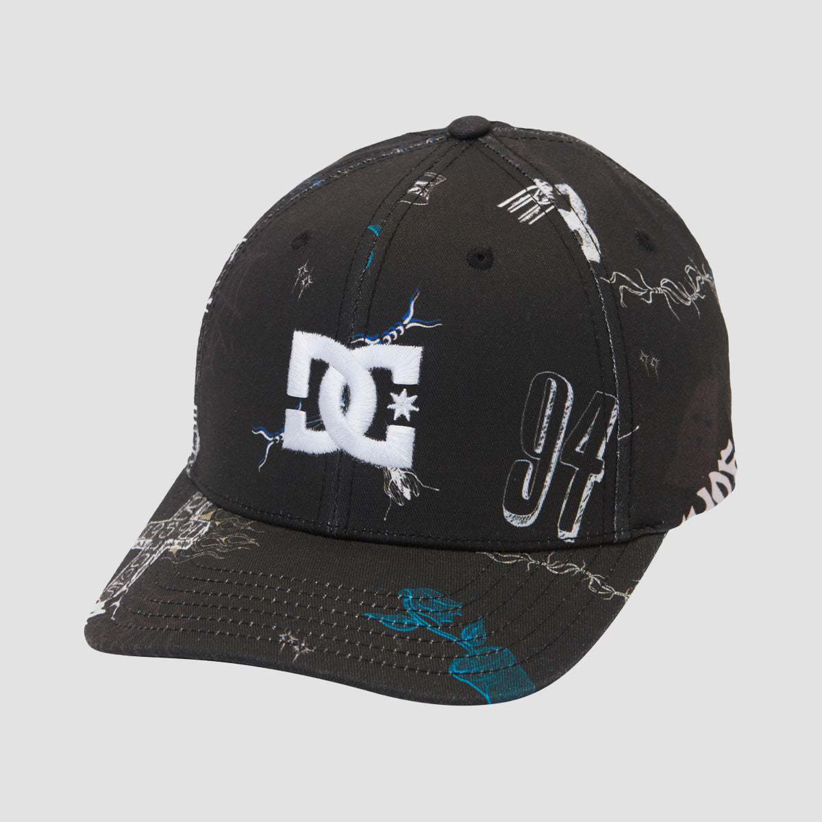 DC Cap Star Cap Black Scribble