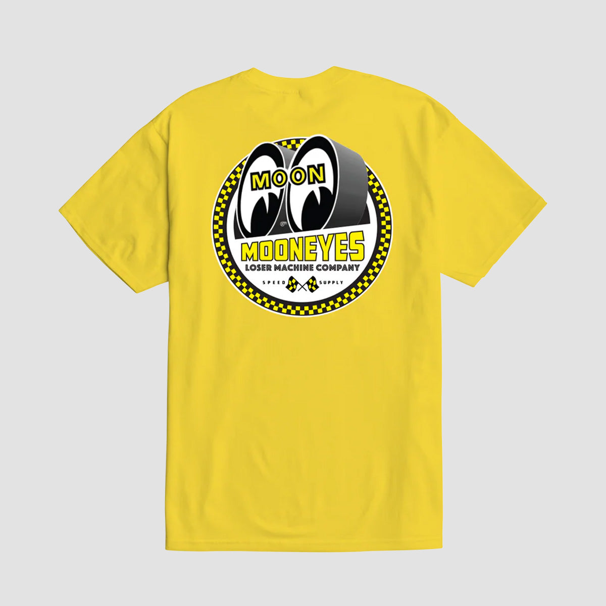 Loser Machine X Mooneyes Winners Circle T-Shirt Yellow