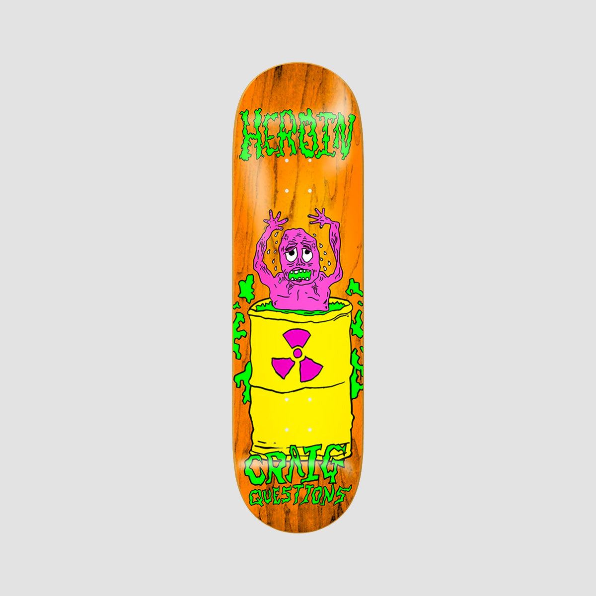 Heroin Dead Toon Craig Questions Razor Edge Skateboard Deck Various St