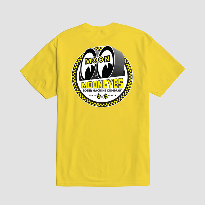 Loser Machine X Mooneyes Winners Circle T-Shirt Yellow