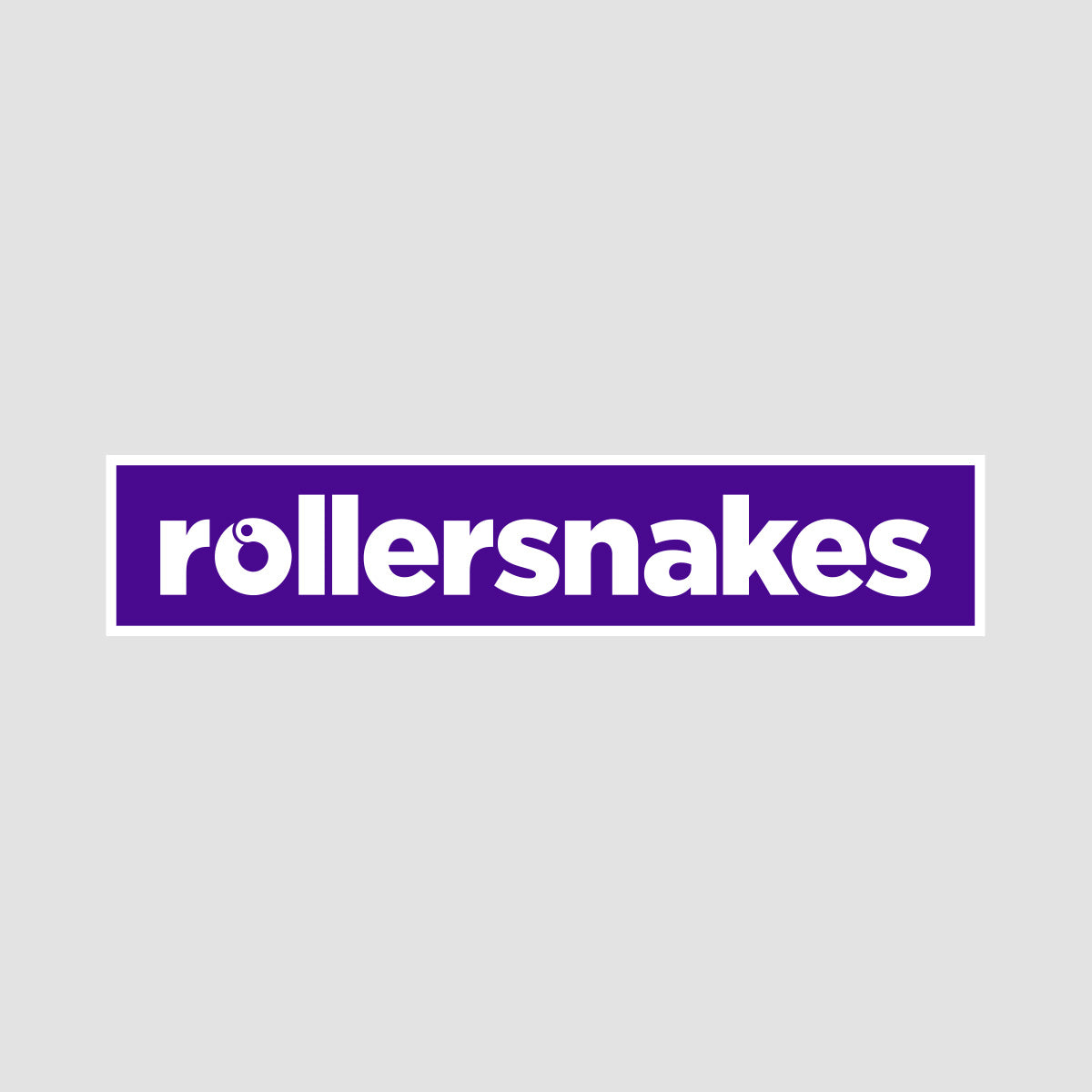 Rollersnakes WordMark Sticker Durple 200x41mm