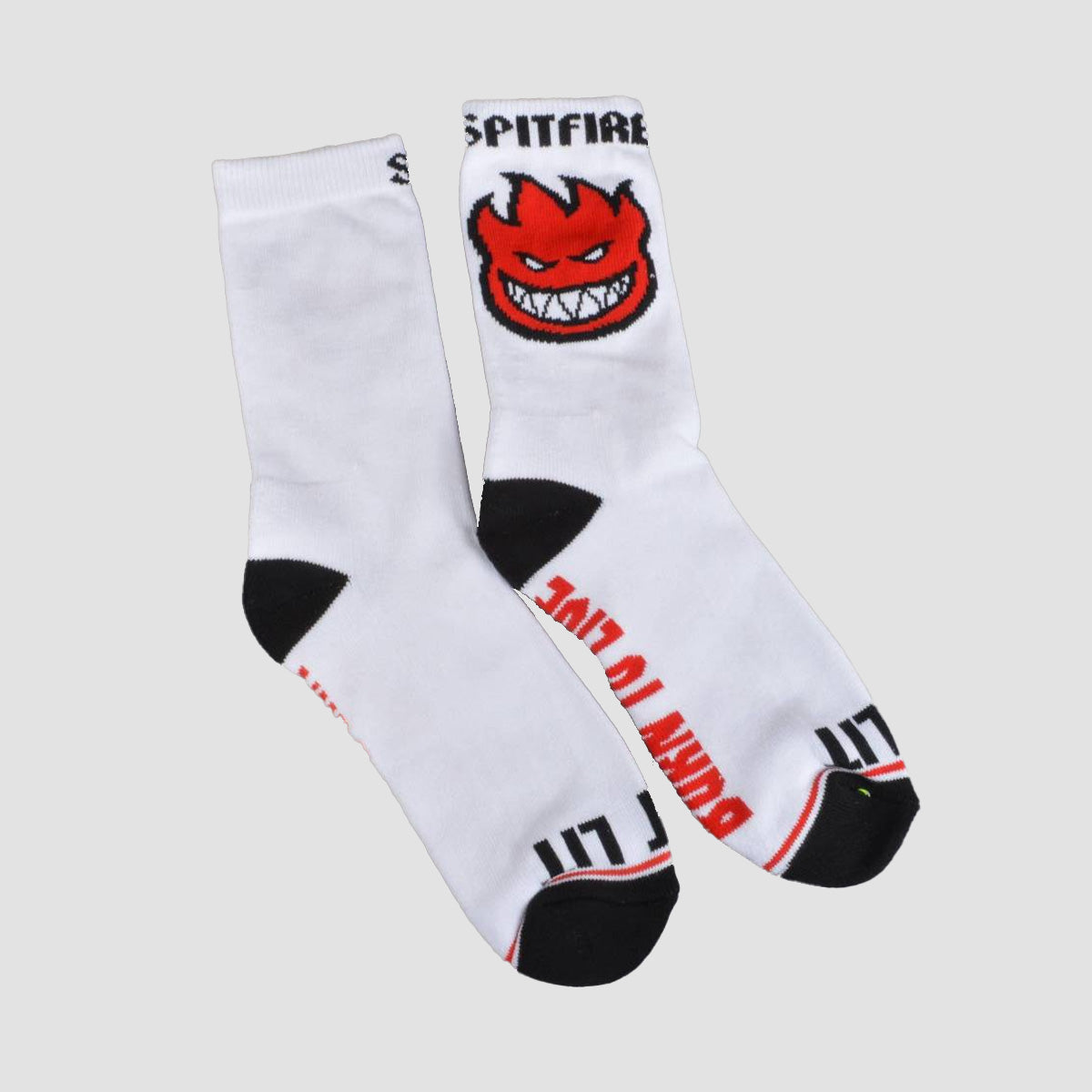 Spitfire Bighead Socks White/Red/Black