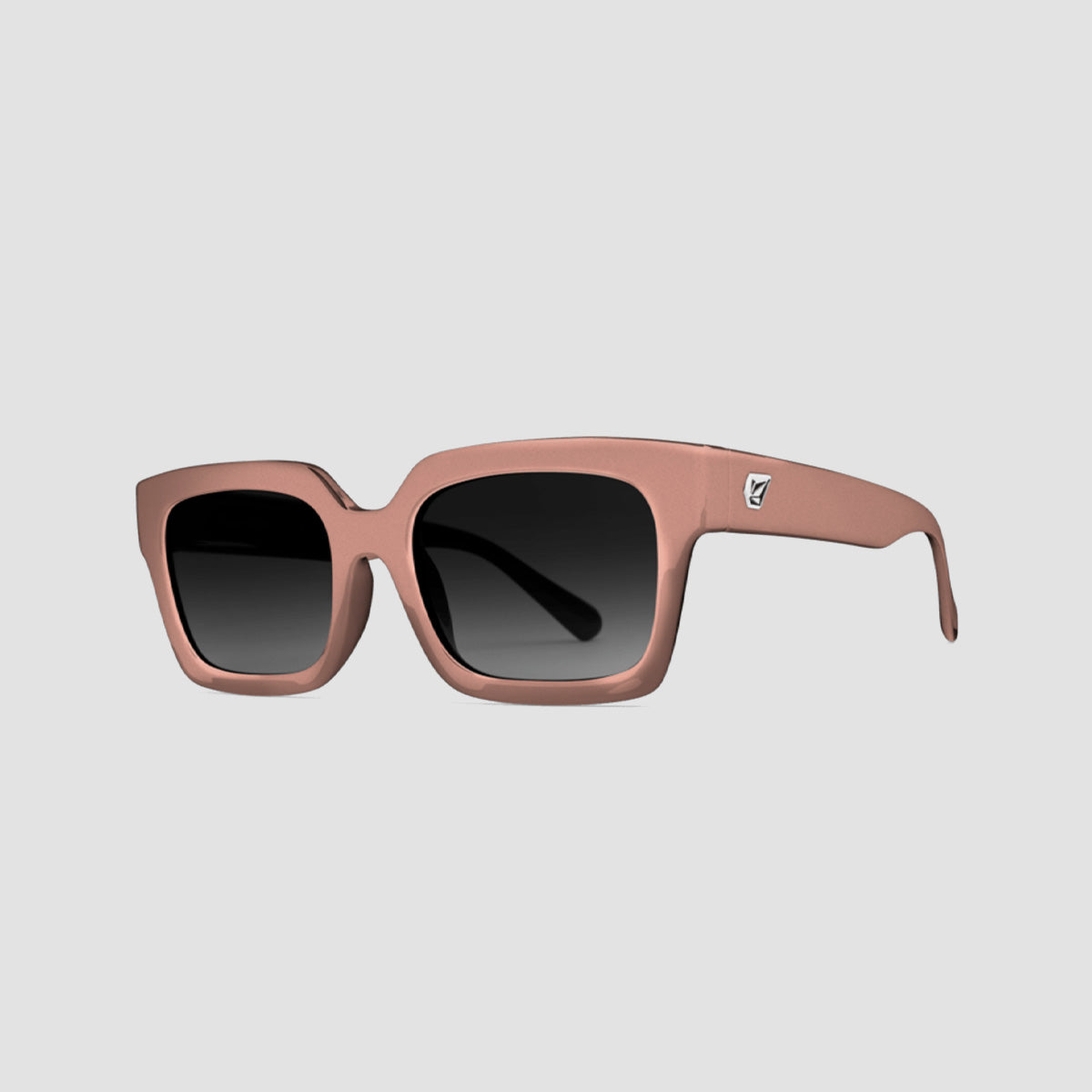 Volcom Domeinator Like A Rainbow Sunglasses Pink/Black Lens - Womens