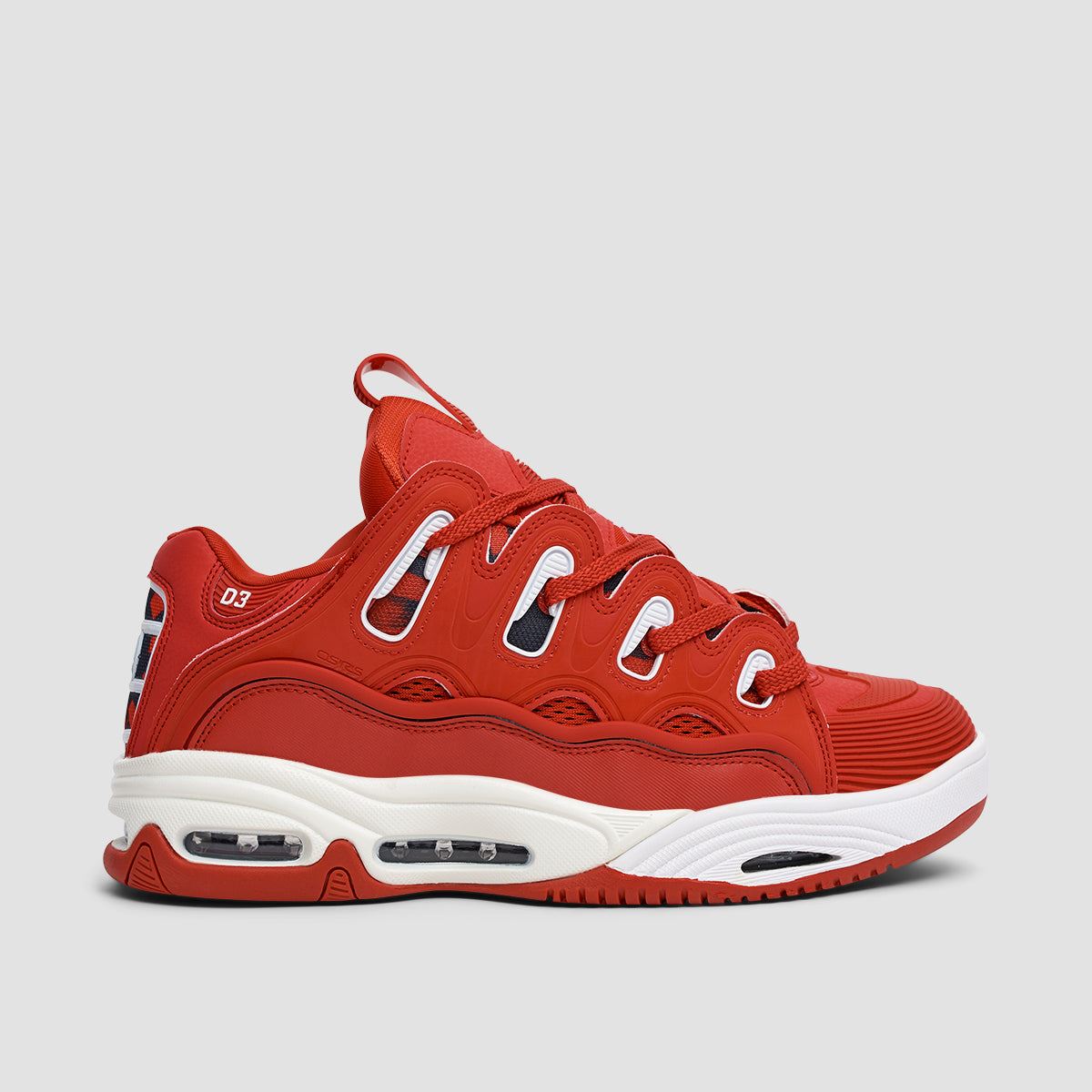 Osiris D3 2001 Shoes - Red/Rizing/Sun