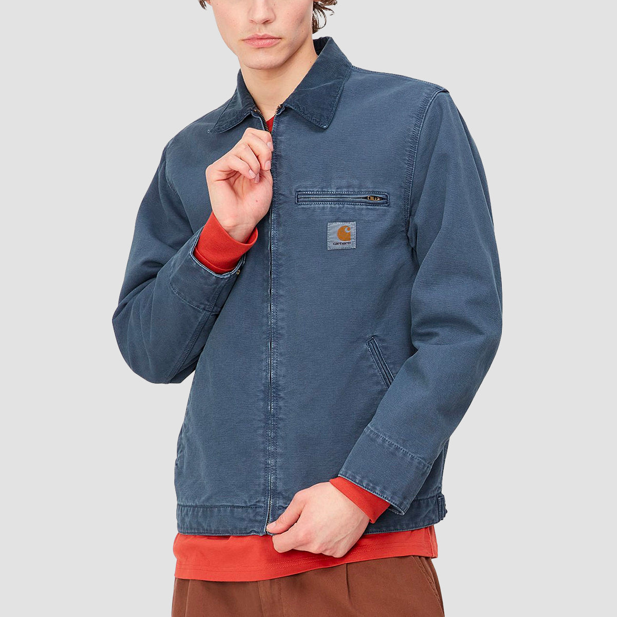 Carhartt WIP Detroit Jacket Storm Blue/Storm Blue Faded