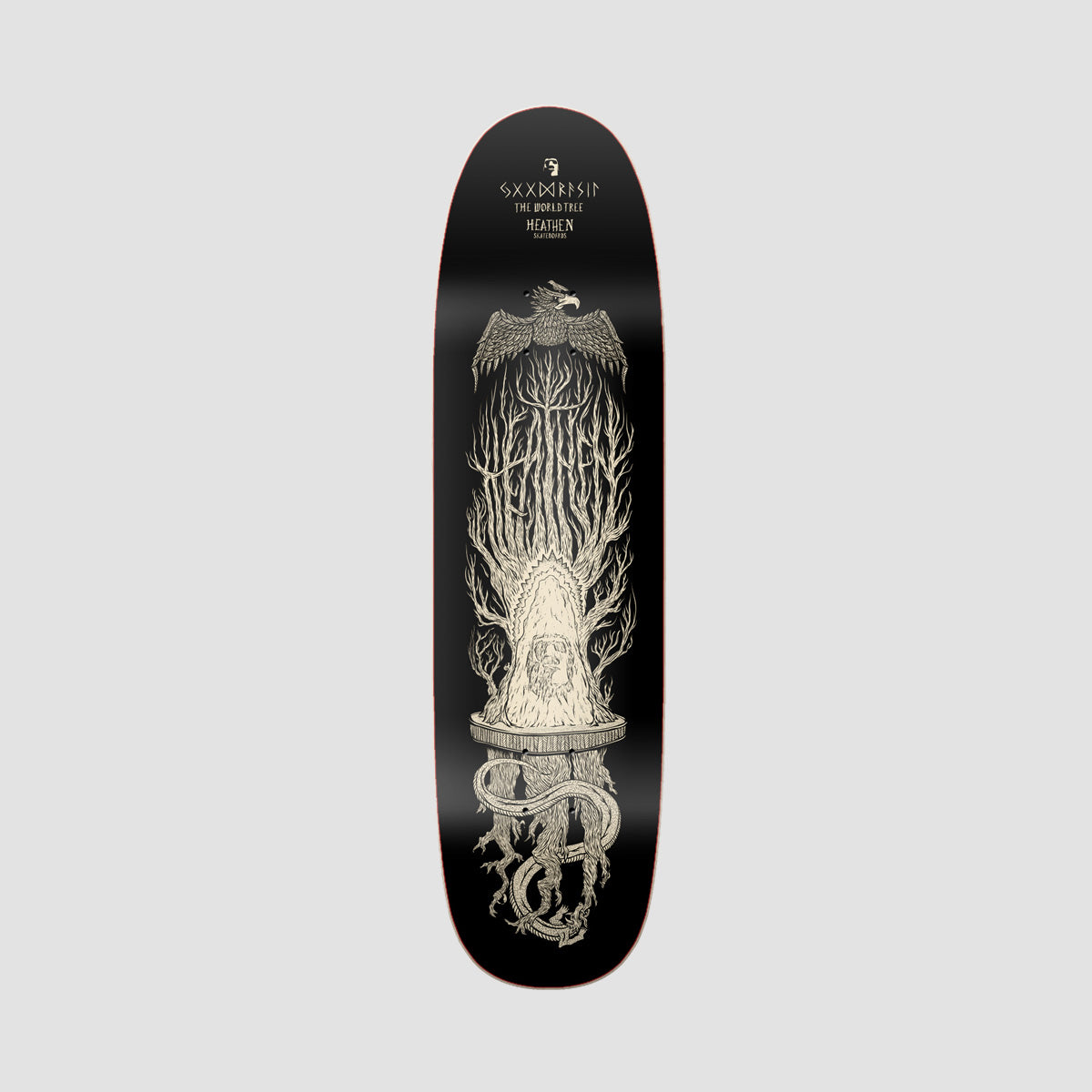 Heathen The World Tree On The Bronson Skateboard Deck - 8.5"